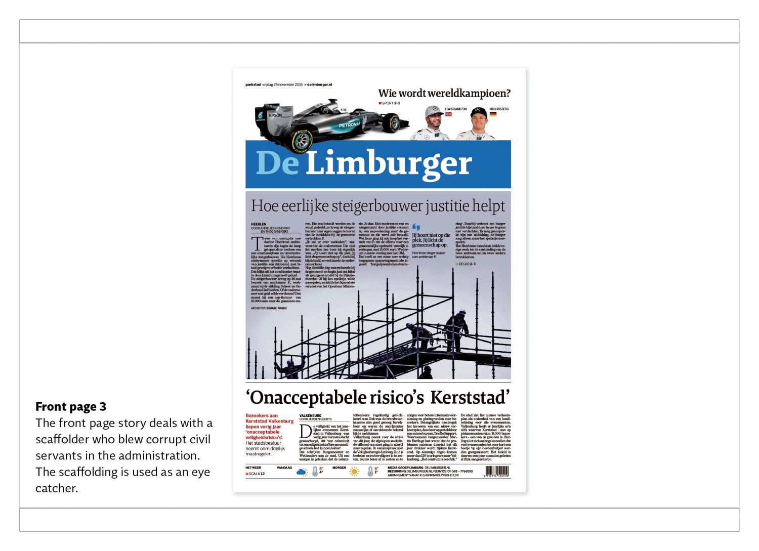 Examples European Newspaper of the Year – European Newspaper Award
