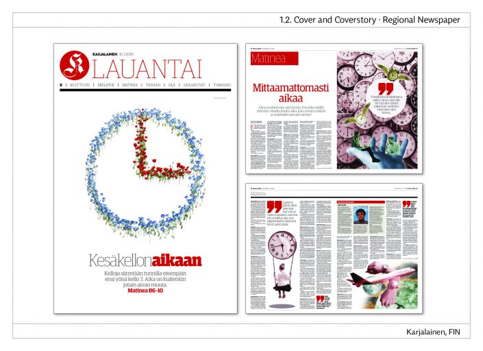 Cover und Coverstory – European Newspaper Award