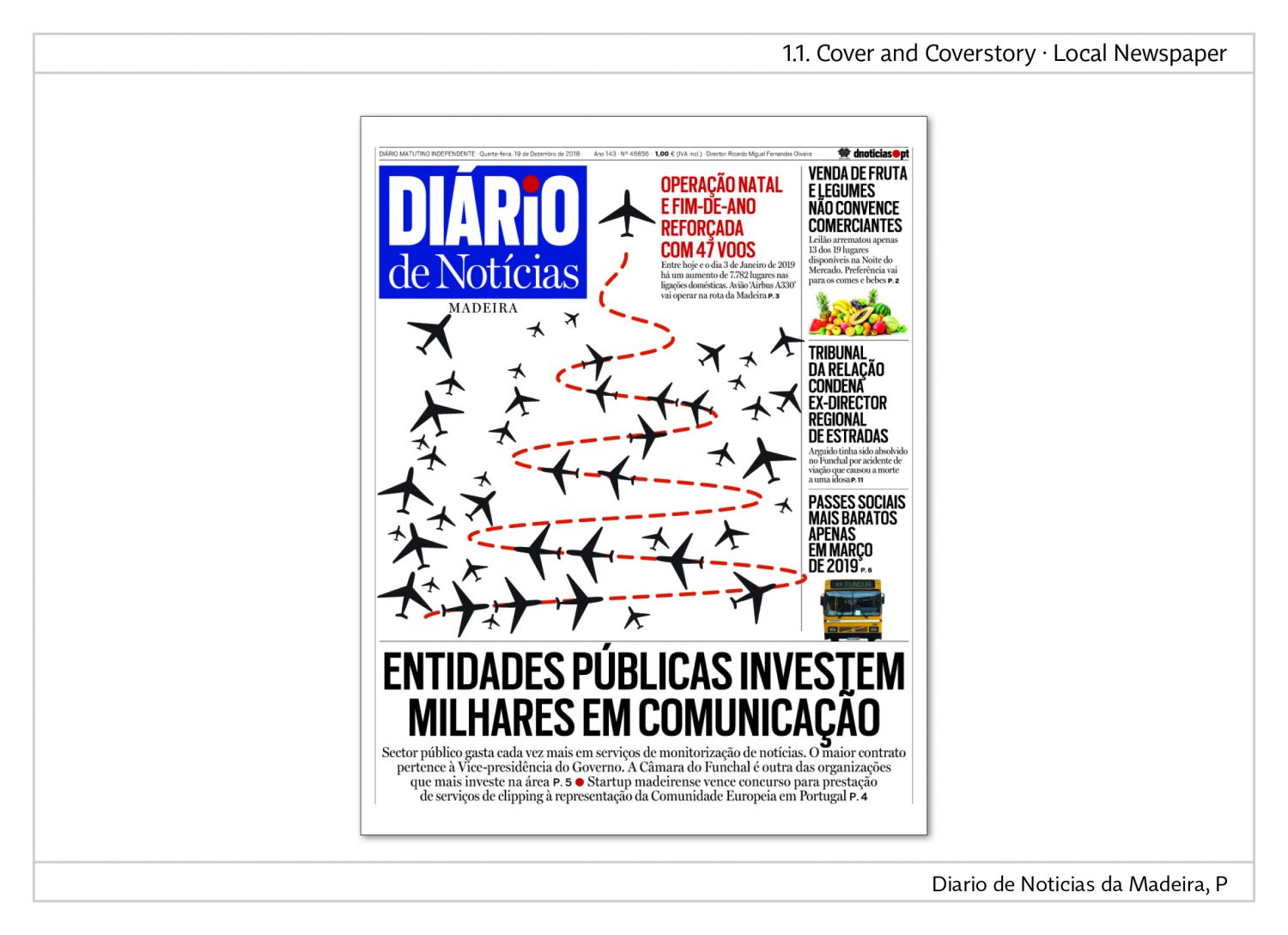Cover und Coverstory – European Newspaper Award