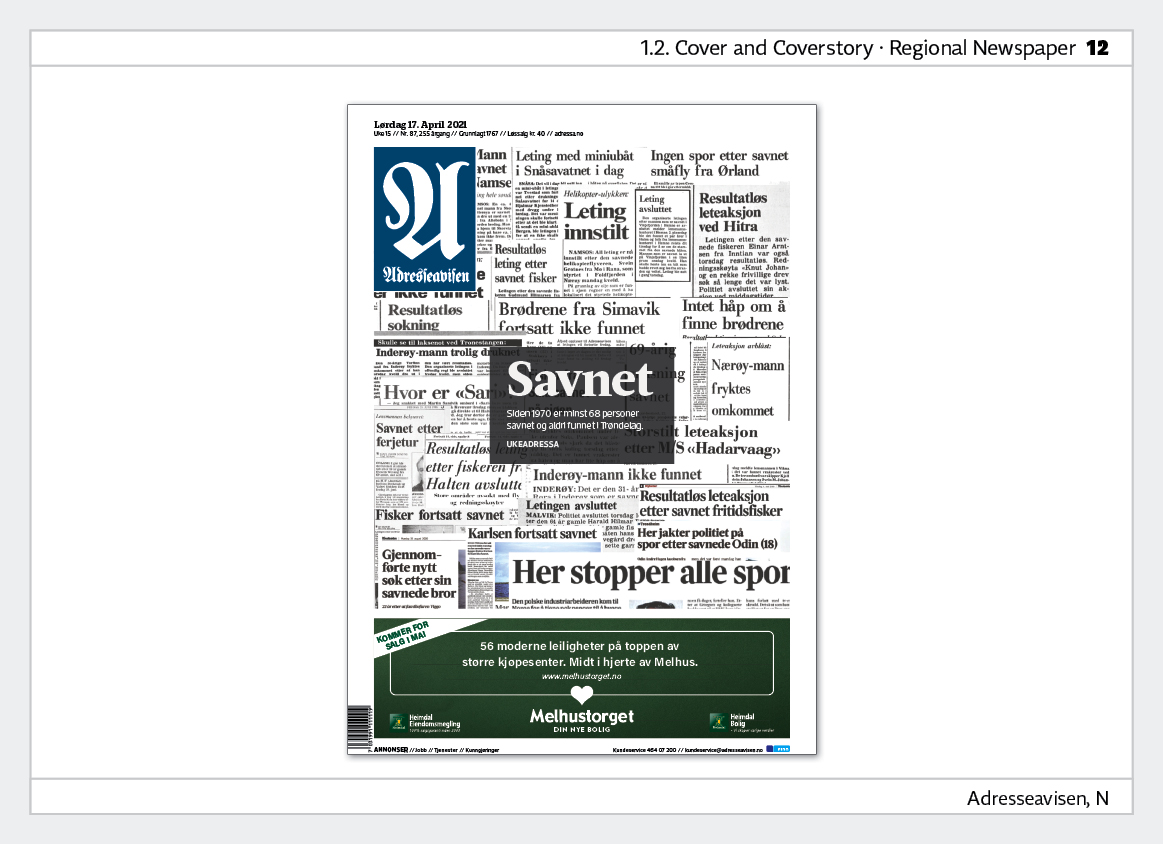 23. European Newspaper Award – Cover and Coverstory – European ...