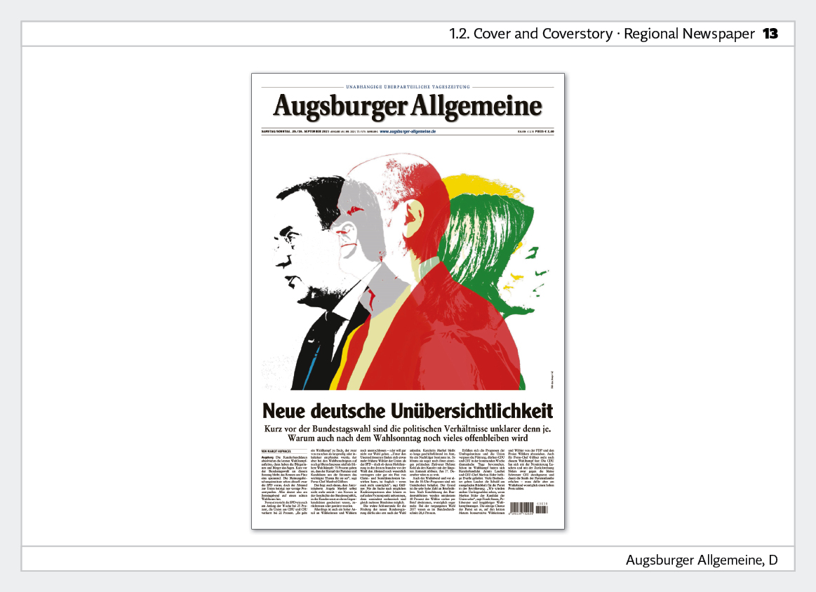 23. European Newspaper Award – Cover and Coverstory – European ...