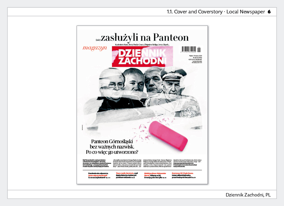 23. European Newspaper Award – Cover and Coverstory – European ...